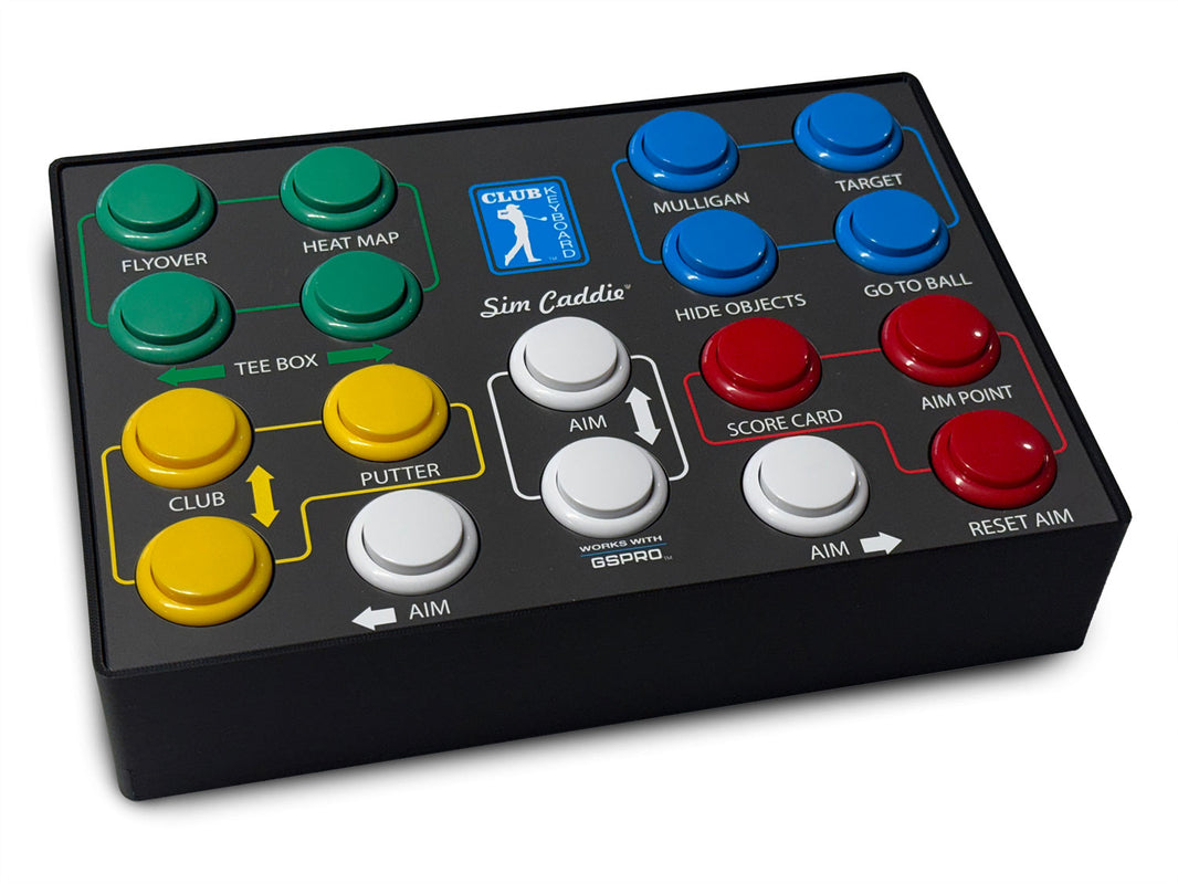 Golf Simulator Control Box Control GS Pro and TGC 2019 – Club Keyboard