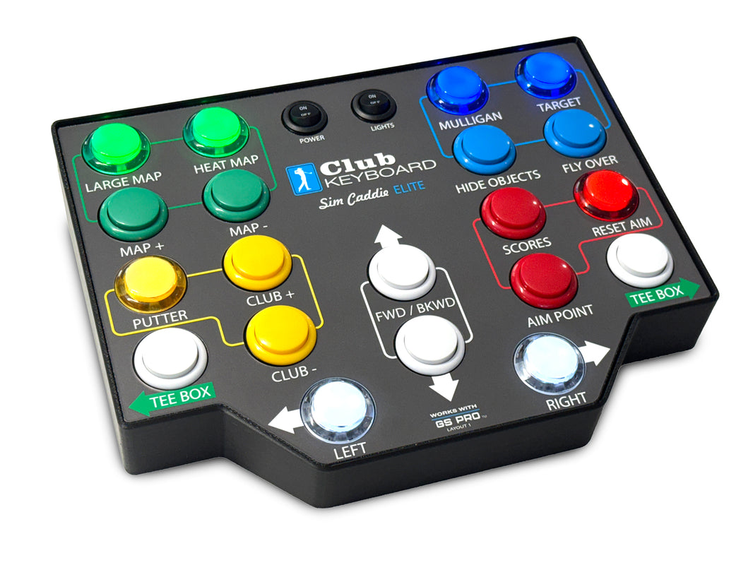 Golf Simulator Control Box Control GS Pro and TGC 2019 – Club Keyboard