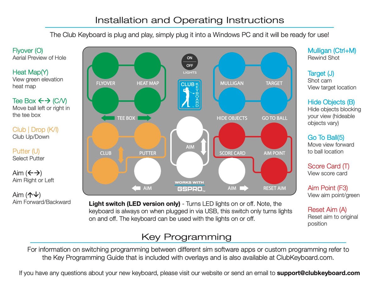 Classic 18 Button - GS Pro – Club Keyboard
