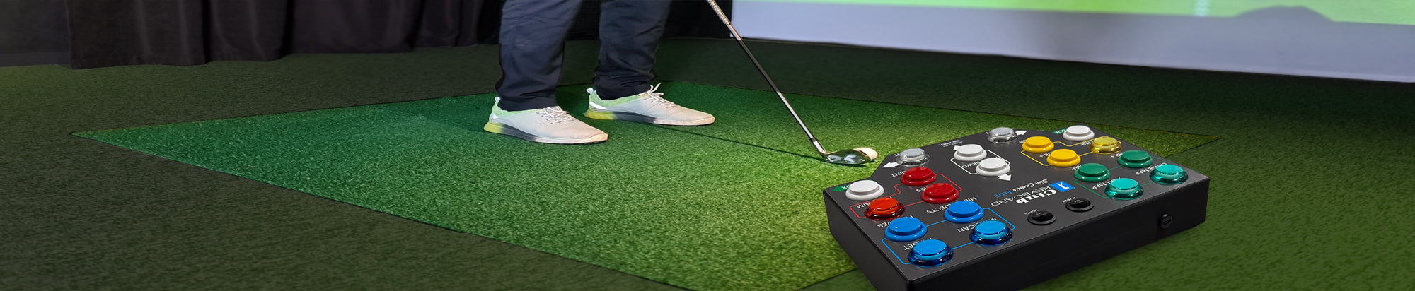 Golf Simulator Control Box Control GS Pro and TGC 2019 – Club Keyboard